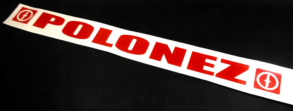 POLONEZ logo pas na szybę pasek naklejka FSO - 7924459399 - oficjalne ...