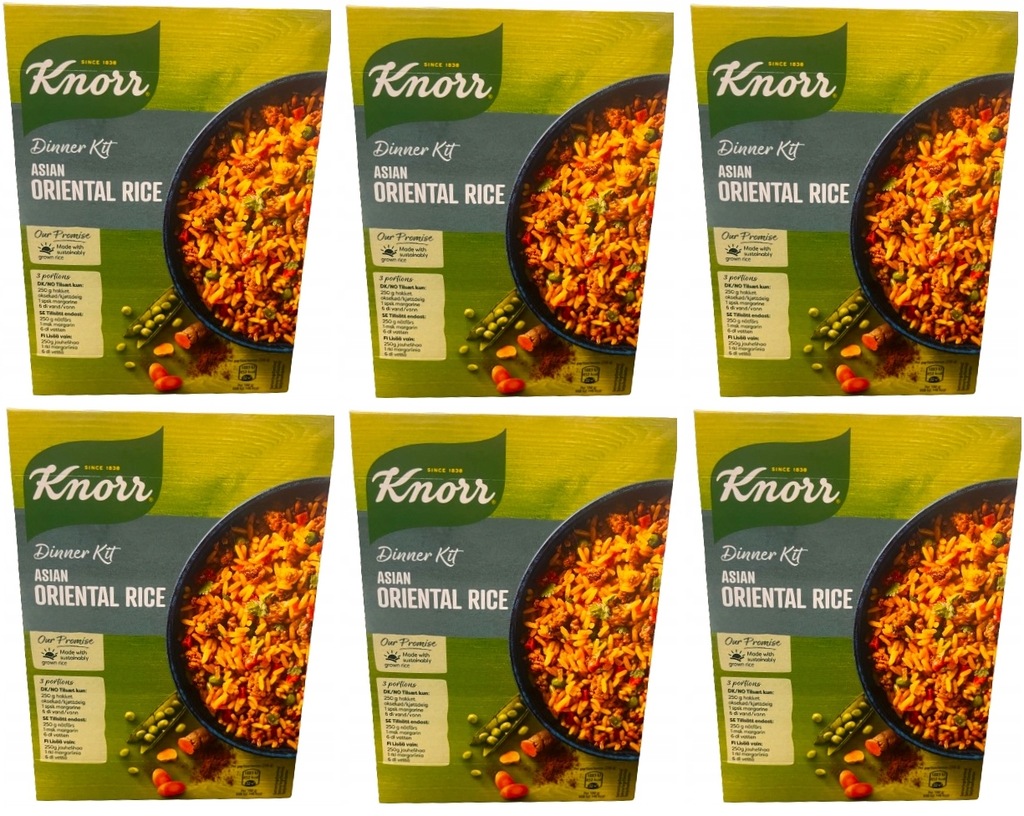 Knorr dinner Kit Asian Oriental Rice danie ryż orientalny 252g ...