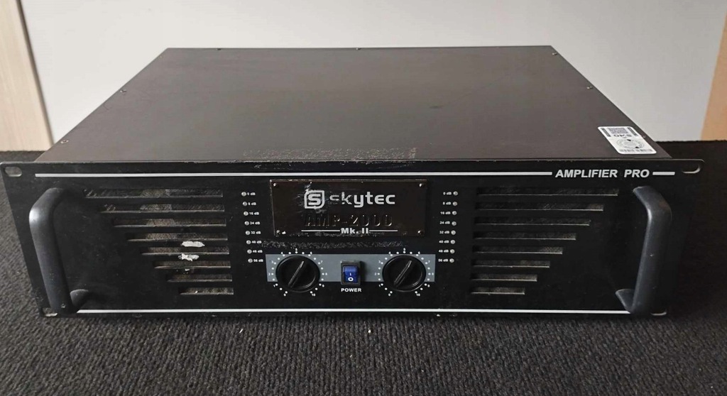 Końcówka mocy wzmacniacz Skytec AMP2000 2x1000W - 14080331424 ...