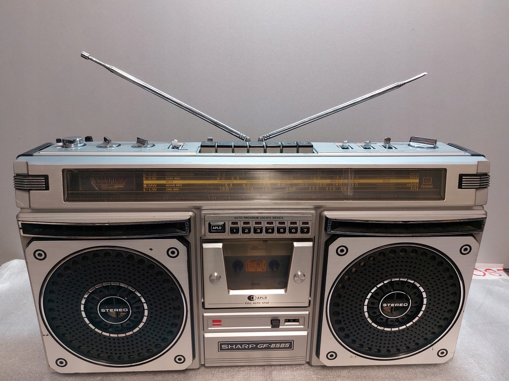 Radiomagnetofon Sharp GF-8585 XL srebrny - 11534137205 - oficjalne ...
