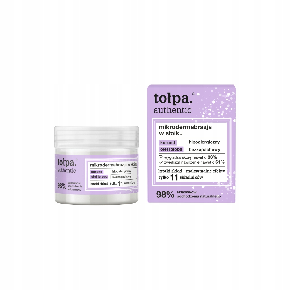 TOŁPA Hipoalergiczna mikrodermabrazja w słoiku 65g - 12614994010 ...