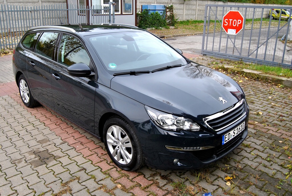 Peugeot 308. 1,6 Blue HDI 120 Koni. 2015 rocznik - 14621214596 ...