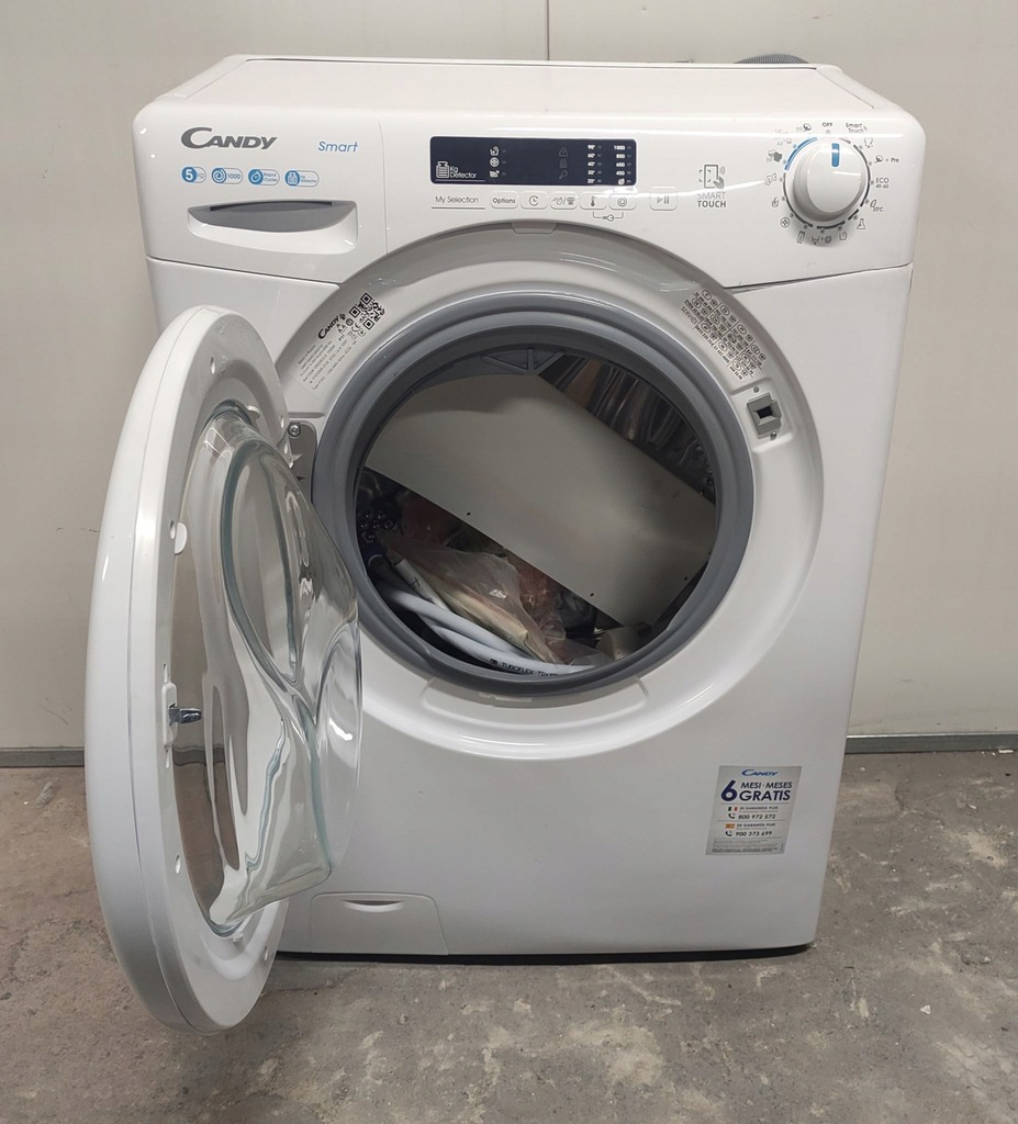 Pralka Candy Smart CS34 1052DE/2-S 5kg OUTLET - 12195905743 - oficjalne archiwum Allegro