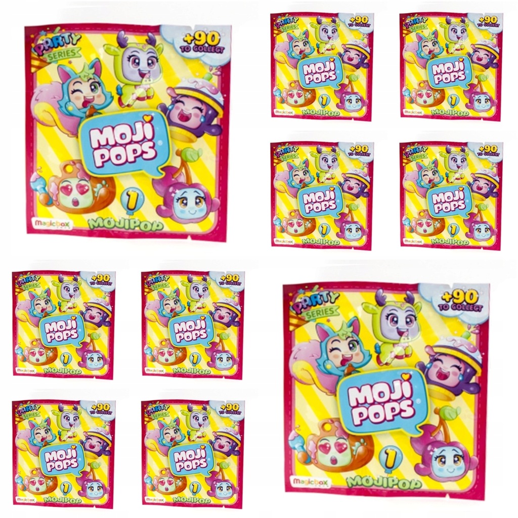 MOJI POPS PARTY SASZETKA Z FIGURKA 24 SZTUKI BOX - 9269793092 ...
