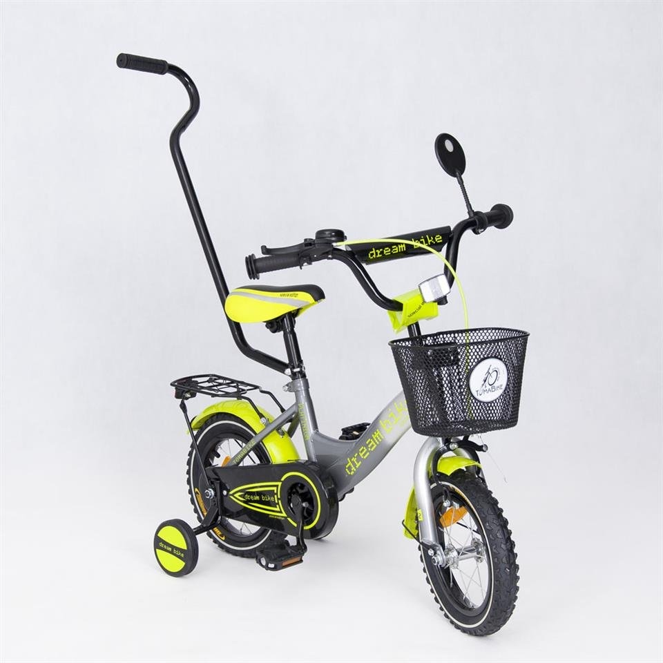 Rowerek 12 cali pompowane koła z bocznymi kółkami - 8995495744 ...