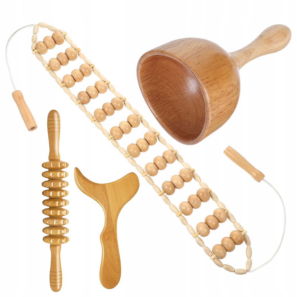 Back Massager Roller Wood Body Scraper Tools - 14121172974 - oficjalne ...