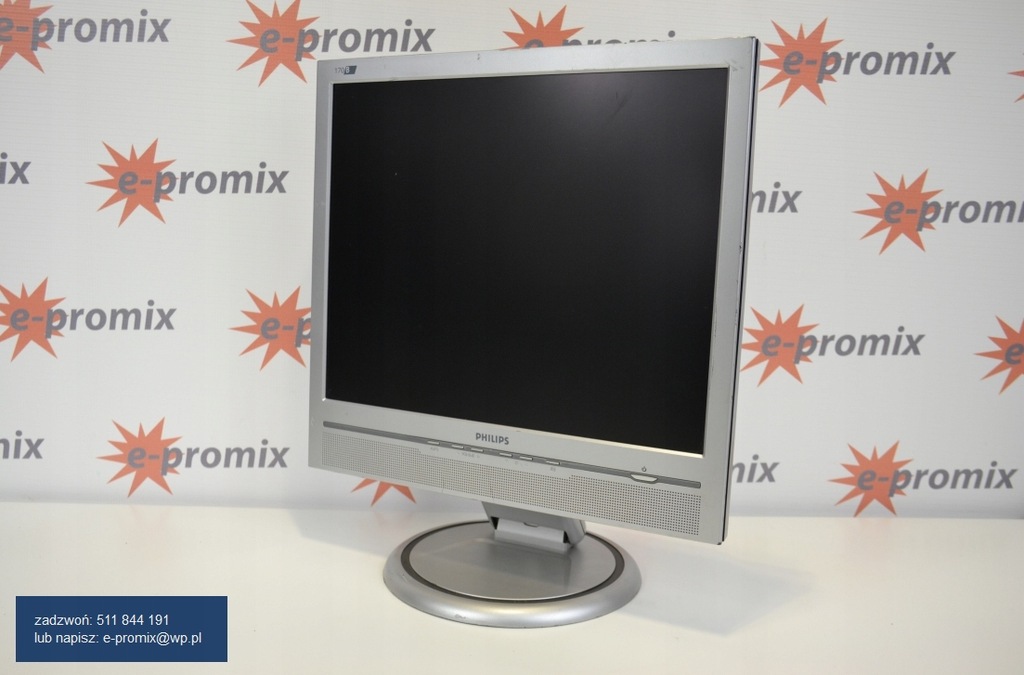 Philips 170B MONITOR LCD 17 cali GW FV DVI VGA - 6999447523 - oficjalne ...