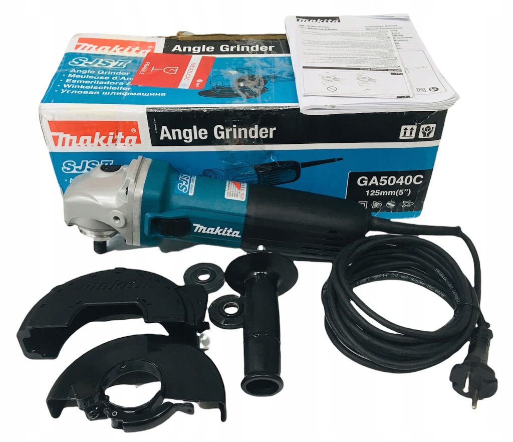 Szlifierka Kątowa Makita 125mm GA5040C 1400W - 11699654132 - oficjalne ...