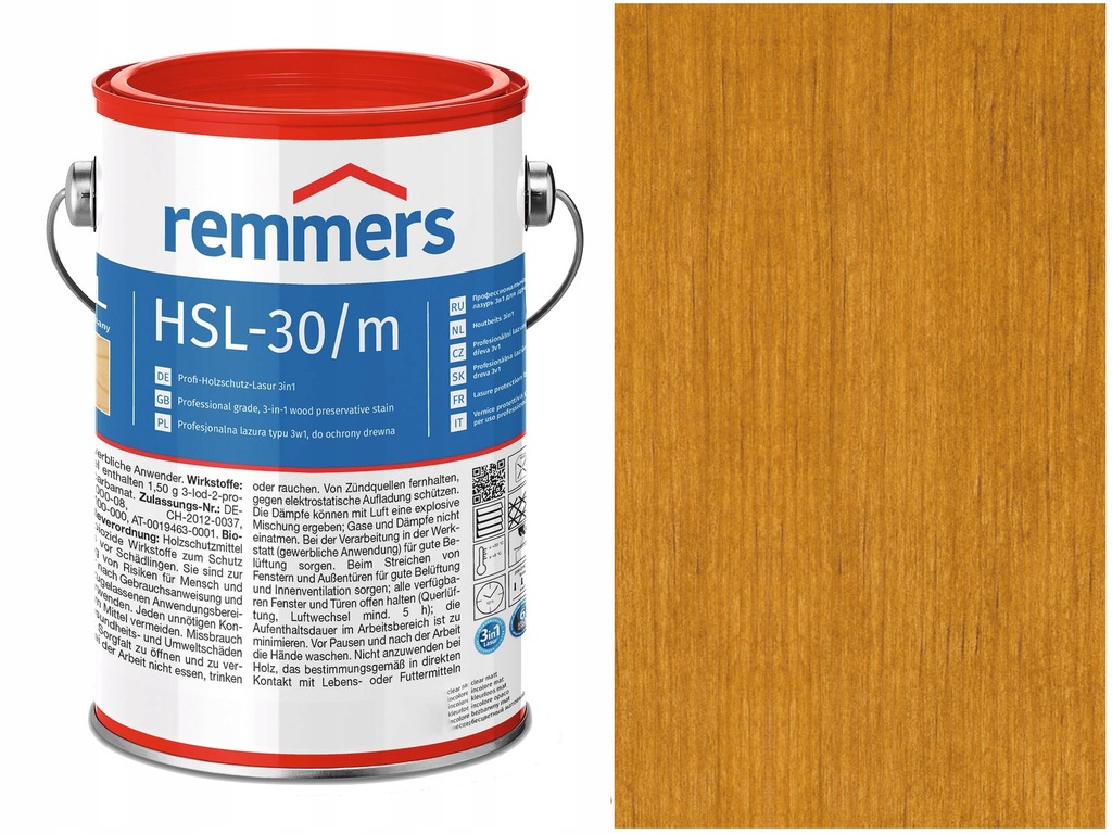 Remmers HSL-30 Profi HK-Lasur Dąb Rustykalny 2,5L - 10921581977 ...