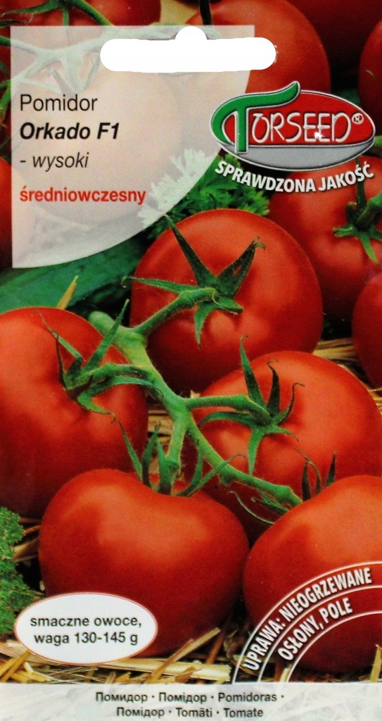 Pomidor wysoki Orkado F1 średniowczesny nasiona 0,1g - 13274251274 - oficjalne archiwum Allegro