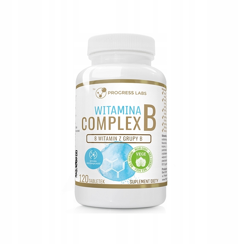 Witamina B Complex 120 tabletek WITAMINY Z GRUPY B - 12362384158 ...