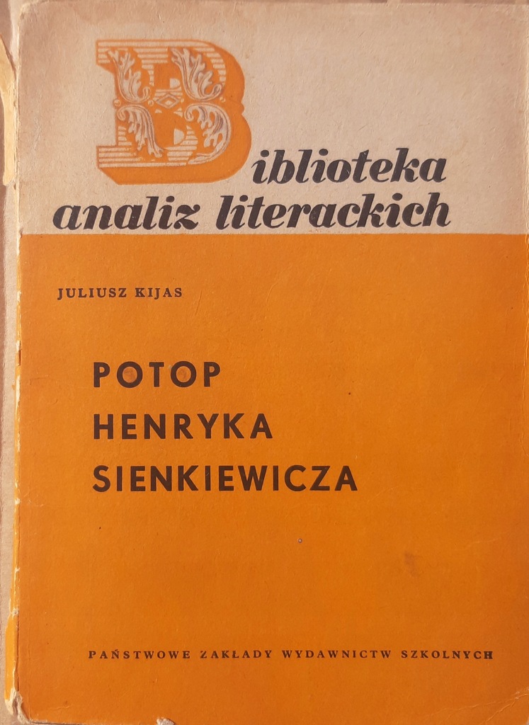 Biblioteka analiz literackich - Potop + mapa - 9851137878 - oficjalne ...