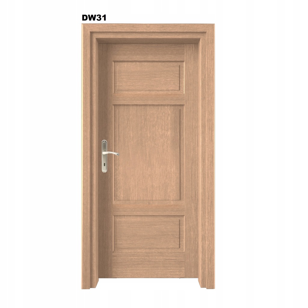 Drzwi wewnętrzne drewniane dębowe Model DW31 - 14103384418 - oficjalne archiwum Allegro