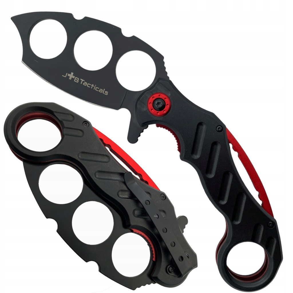 SKŁADANY NÓŻ KASTET TAKTYCZNY WOJSKOWY FINKA SURVIVAL EDC MYŚLIWSKI 07 ...