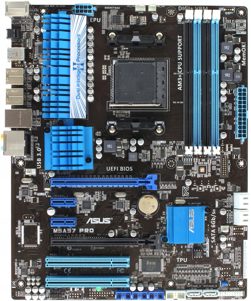 Płyta główna Asus M5A97 PRO ATX AM3+ z maskownicą - 12256872018 ...