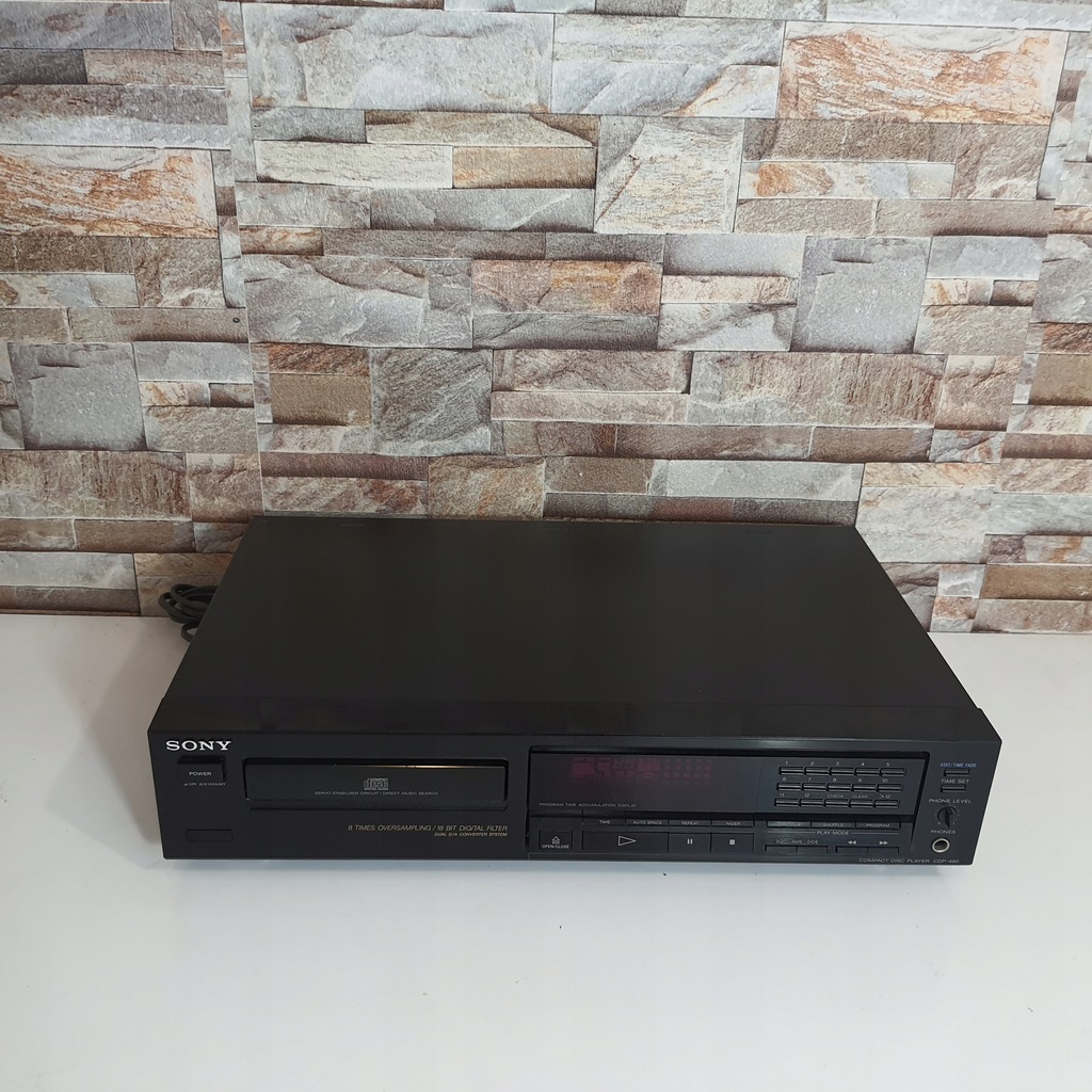 Купить Sony CDP-490 CD Player Black: отзывы, фото и характеристики на Aredi.ru (12284565549)