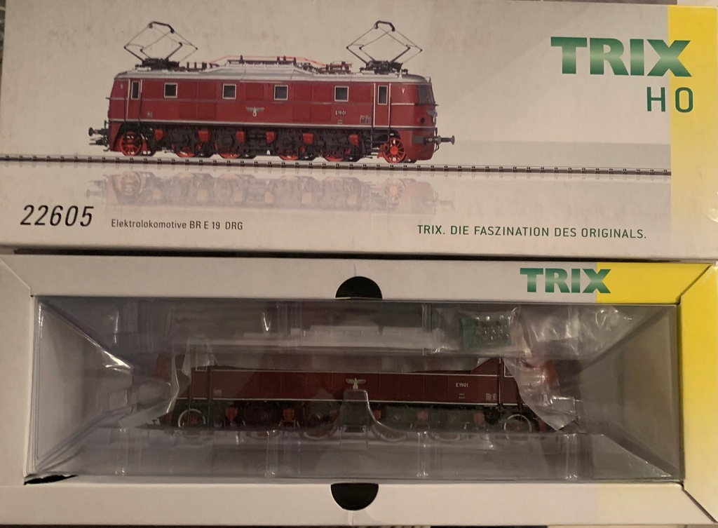 Trix 22605 Elektrowóz E19, skala H0 dźwięk Esu - 11410208510 ...