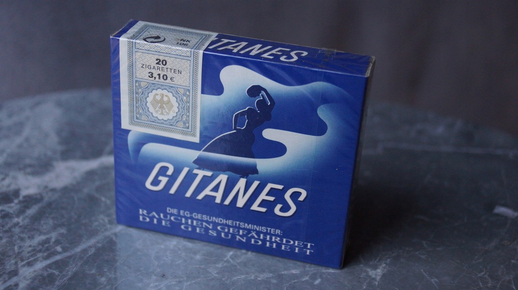 Gitanes stare papierosy sprzed kilkunastu lat - 14744585817 - oficjalne archiwum Allegro