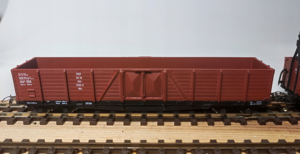 LokoMotyw H0e wagon węglarka wąskotorowa Wdx PKP Sanok nr 7502-9 ...