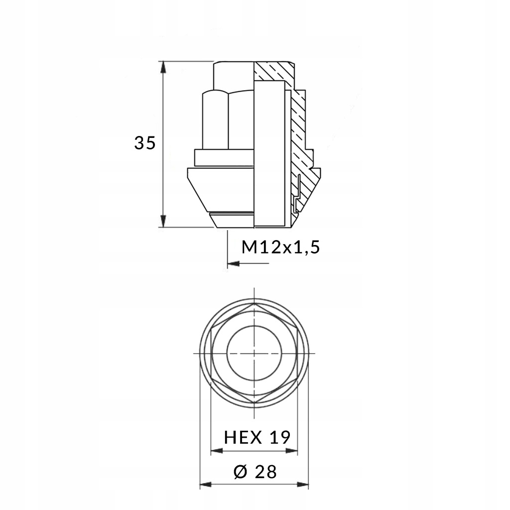 Купить Гайки FORD для оригинальных алюминиевых дисков 20 шт.: отзывы ...