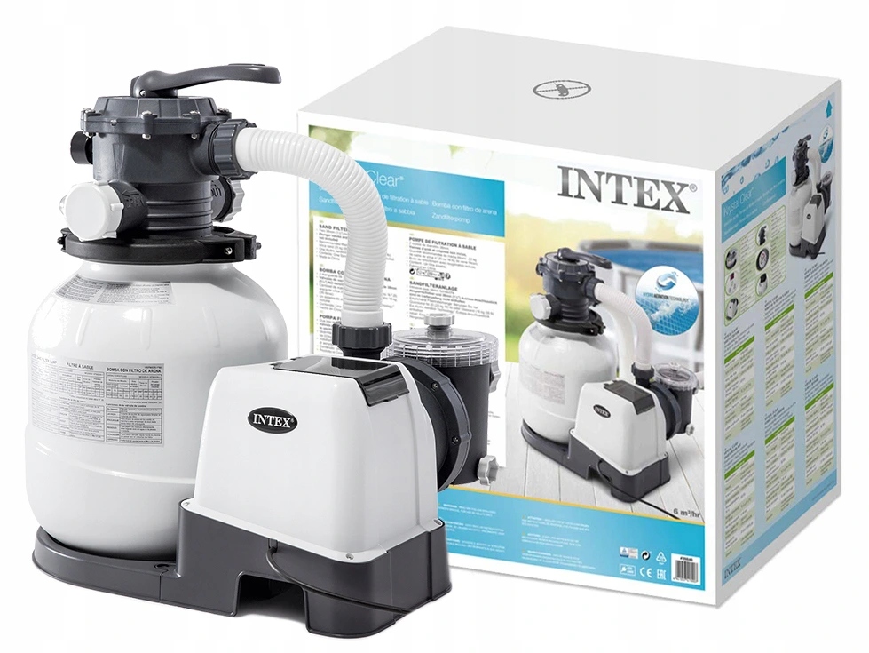 POMPA PIASKOWA 7900 l/h do BASENU INTEX 26646 - 12258911208 - oficjalne archiwum Allegro