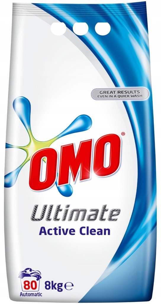 Omo Ultimate Active Clean Proszek Prania 80pr 8kg - 9524163115 ...