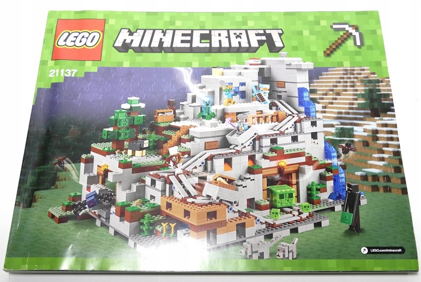 LEGO INSTRUKCJA MINECRAFT 21137 GÓRSKA JASKINIA - 12401862062 ...