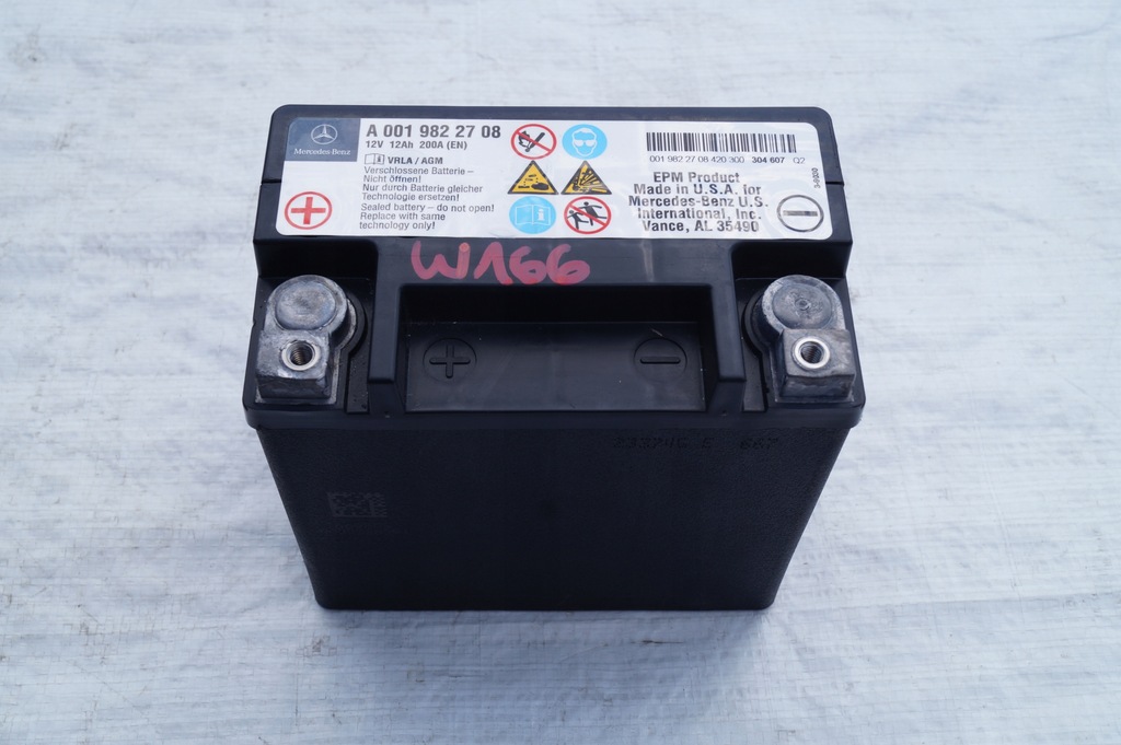 AKUMULATOR MERCEDES ML W166 A166 200A A0019822708 - 13815994848 ...