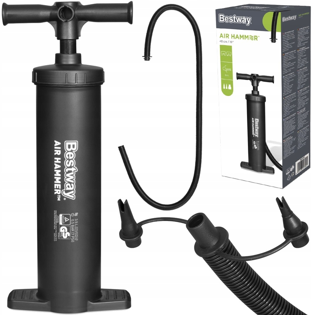 Pompka Ręczna do Materaca Basenu Tłokowa 2000cm3 - 10695812887 ...