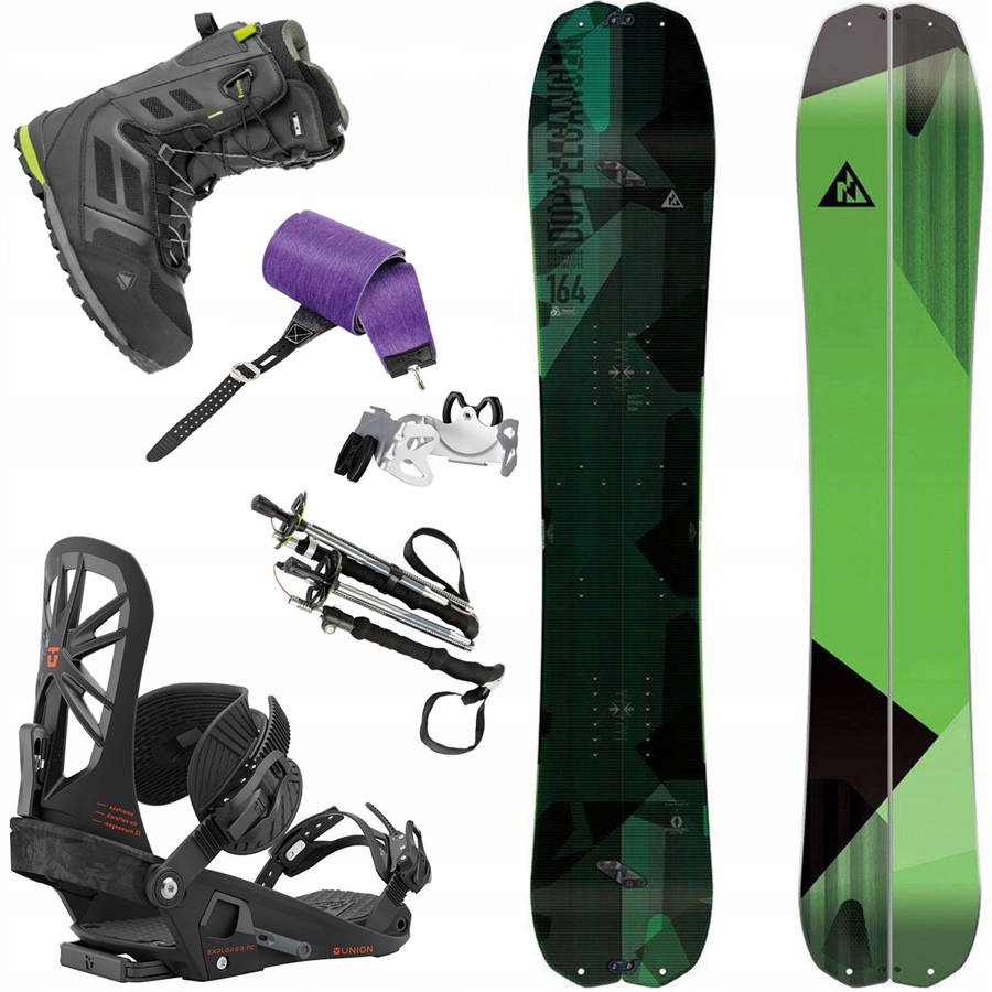 ZESTAW 2022: Splitboard NITRO Doppelganger z8470PL - 12229723518 - oficjalne archiwum Allegro