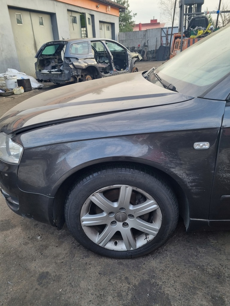 AUDI A4 B7 04-07 1,9 TDI BŁOTNIK LEWY PRZÓD EU4 - 12973816796 - oficjalne archiwum Allegro