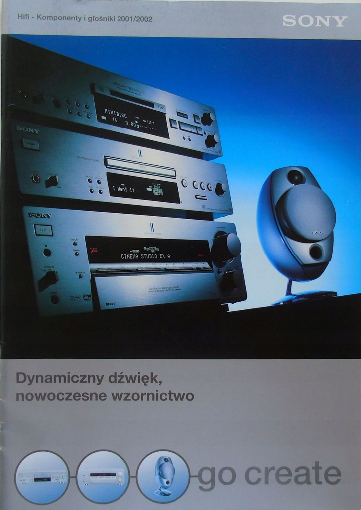 Katalog Sony 2001/2002 komponenty i głośniki - 7609587341 - oficjalne ...