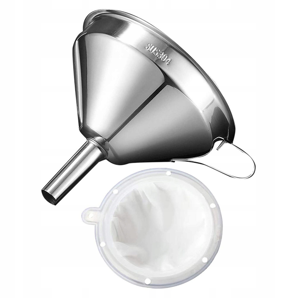 Stainless Steel Funnel Tea Leaf Strainer Colander - 13593146929 ...