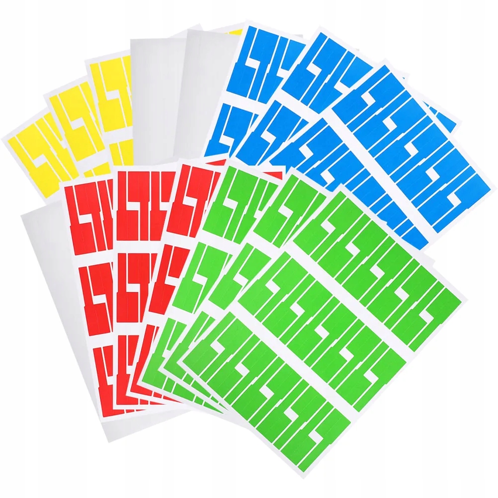 Writable Cord Tags Wire Label Stickers 20 Sheets - 13560708024 ...