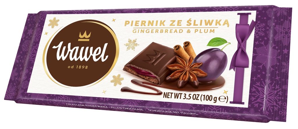 Wawel Czekolada Piernik ze śliwką 100g - 12741709121 - oficjalne archiwum Allegro