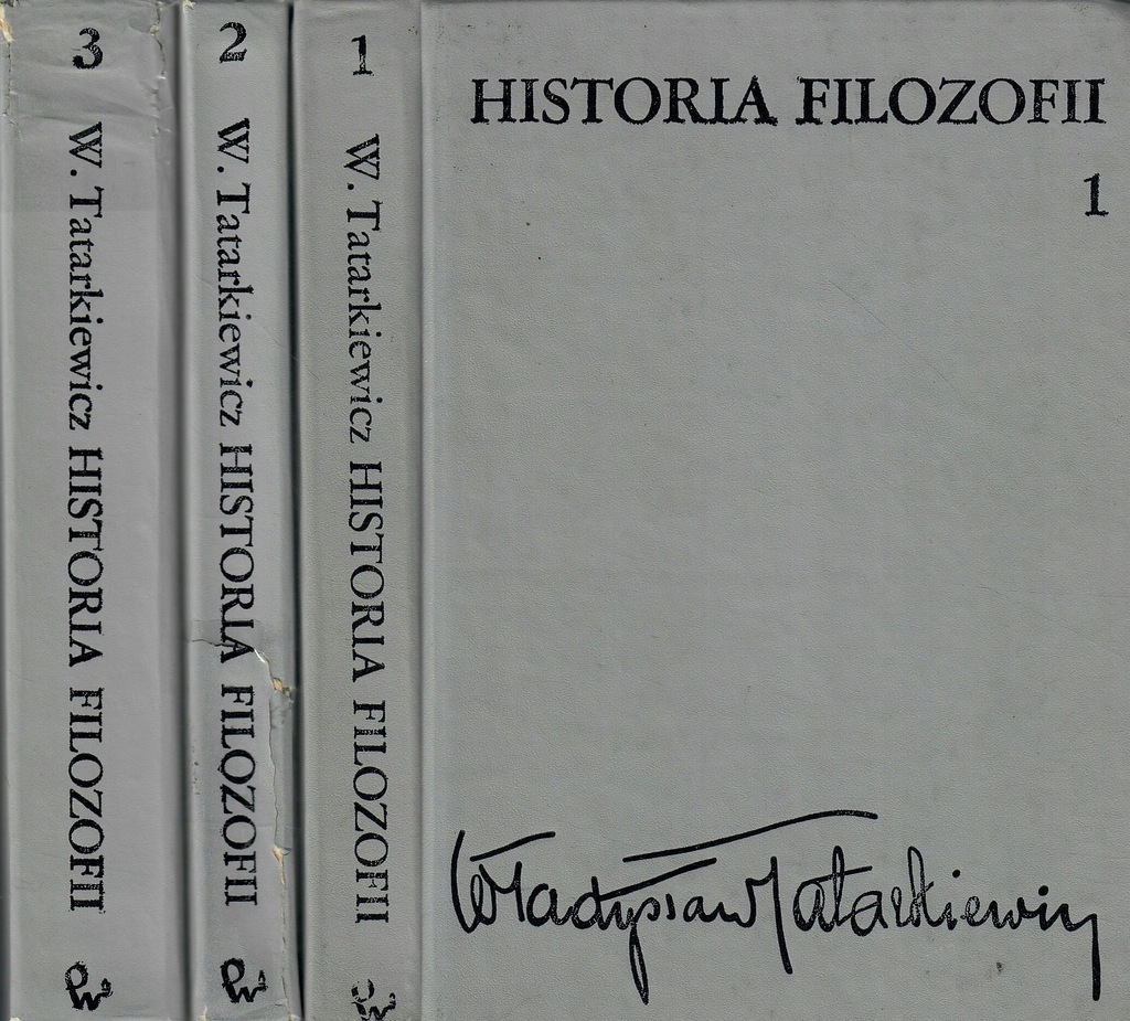 Tatarkiewicz - HISTORIA FILOZOFII t. I-III - 14022704841 - oficjalne archiwum Allegro
