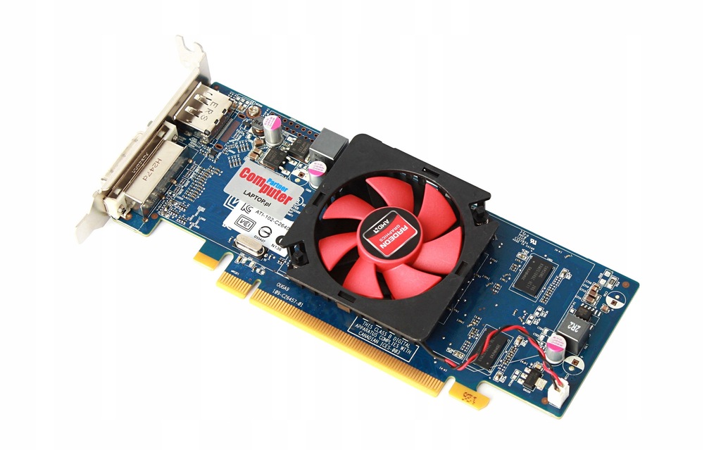 AMD RADEON HD7470 1GB PCIe x16 DVI DP Low Profile - 12998674856 - oficjalne archiwum Allegro
