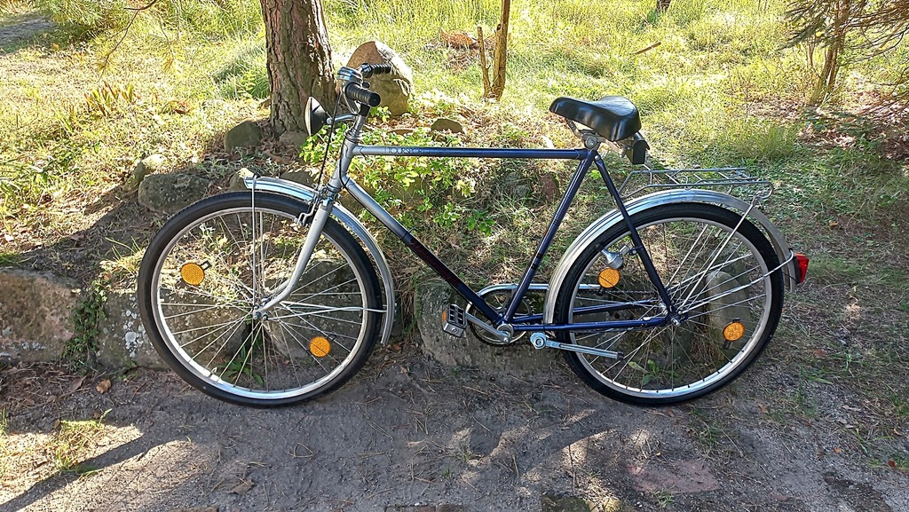 Stary Zabytkowy Rower Miejski Męski Retro 26 - 12706675323 - oficjalne ...