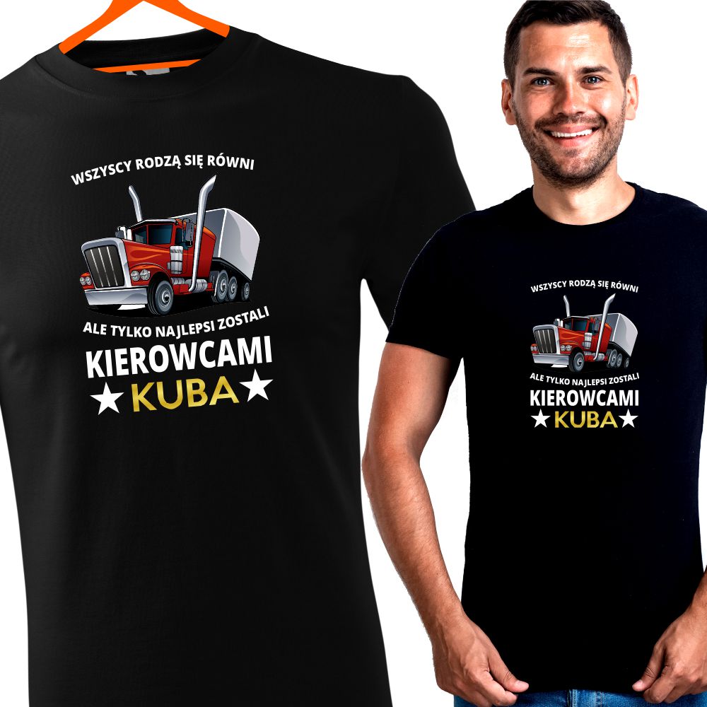 MĘSKA KOSZULKA DLA KIEROWCY IDEALNA NA URODZINY - 12645033073 - oficjalne archiwum Allegro