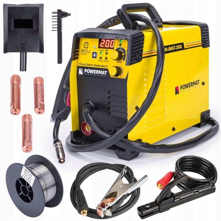 SPAWARKA MIGOMAT MIG MMA TIG 200A INWERTOROWY 3w1 - 14319076917 - oficjalne archiwum Allegro