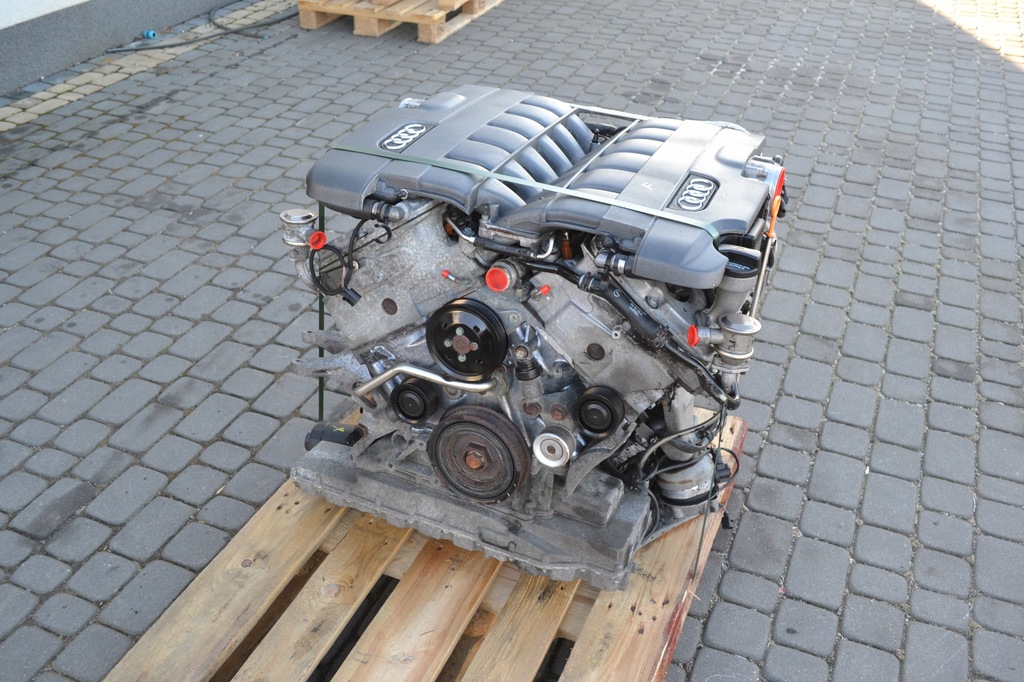 AUDI A8 D3 W12 SILNIK KOMPLETNY 6.0 BENZYNA BHT 450PS 130tys.km! - 15116258963 - oficjalne ...