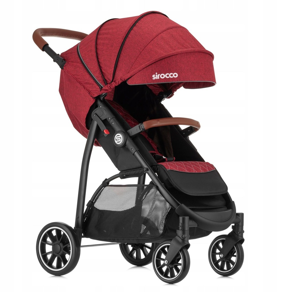 Wózek spacerowy SIROCCO SHADOW PRO duże kółka LEN - 8507864815 ...