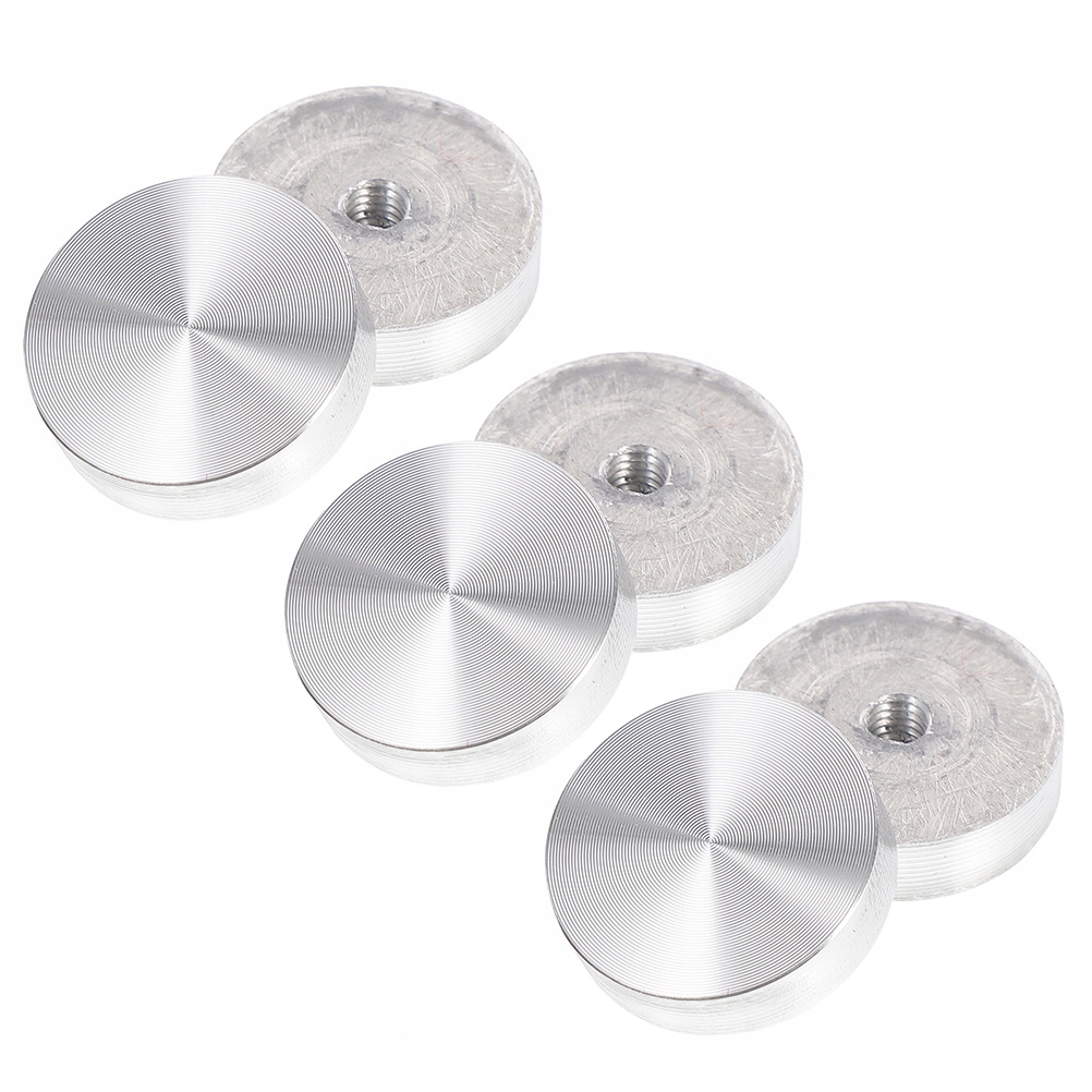 SOLID ALUMINUM CAKE SILVER DISCS GLASS 6 PCS - 14137482118 - oficjalne ...