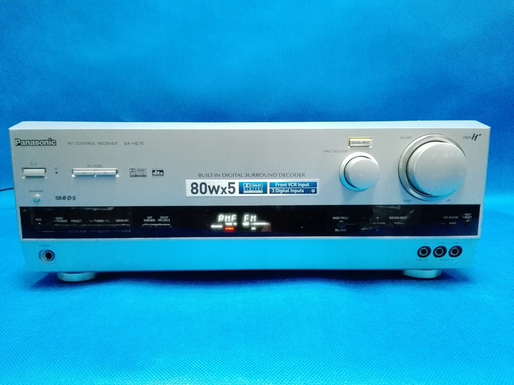 Amplituner 5.1 Panasonic SA-HE75 / 5x80W / RDS - 7865400278 - oficjalne archiwum Allegro