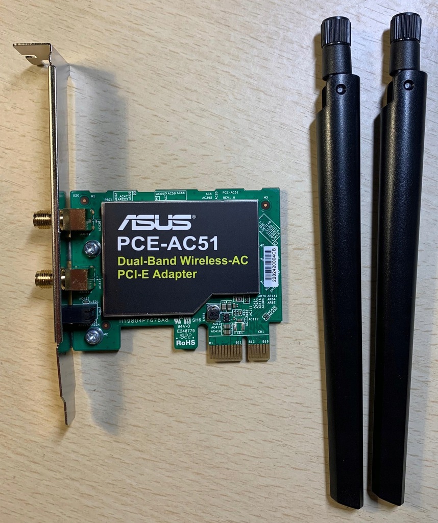 Asus PCE-AC51 karta sieciowa WiFi AC750 - 8603684914 - oficjalne ...