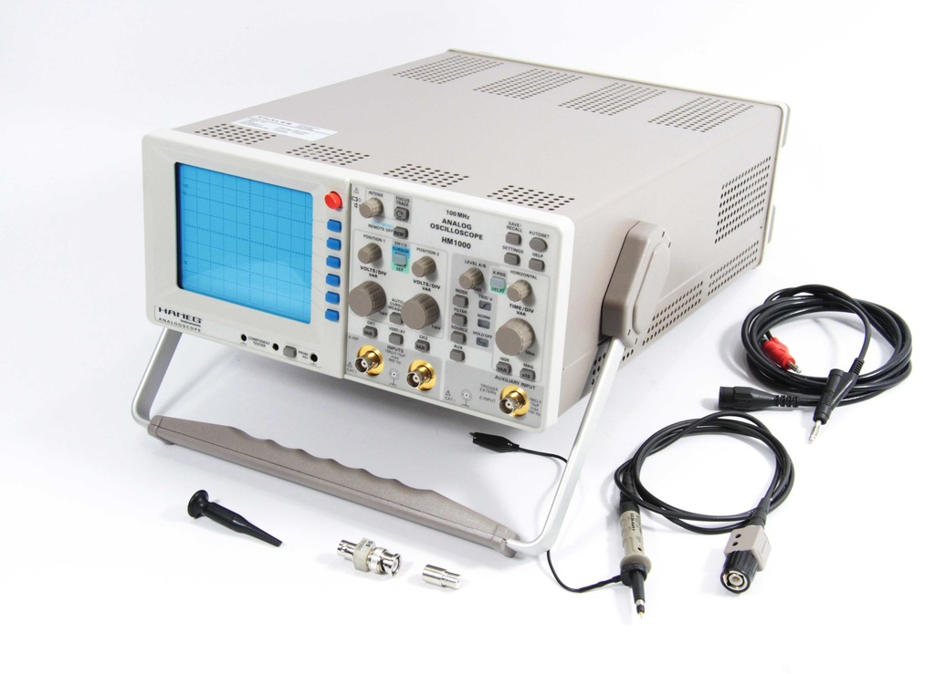 OSCYLOSKOP DWUKANAŁOWY 100MHz HAMEG HM1000 - 13712035537 - oficjalne ...