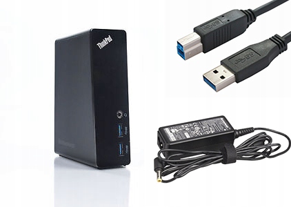 STACJA DOKUJĄCA LENOVO DU9019D1 ZASILACZ USB 3.0 - 7639722929 ...