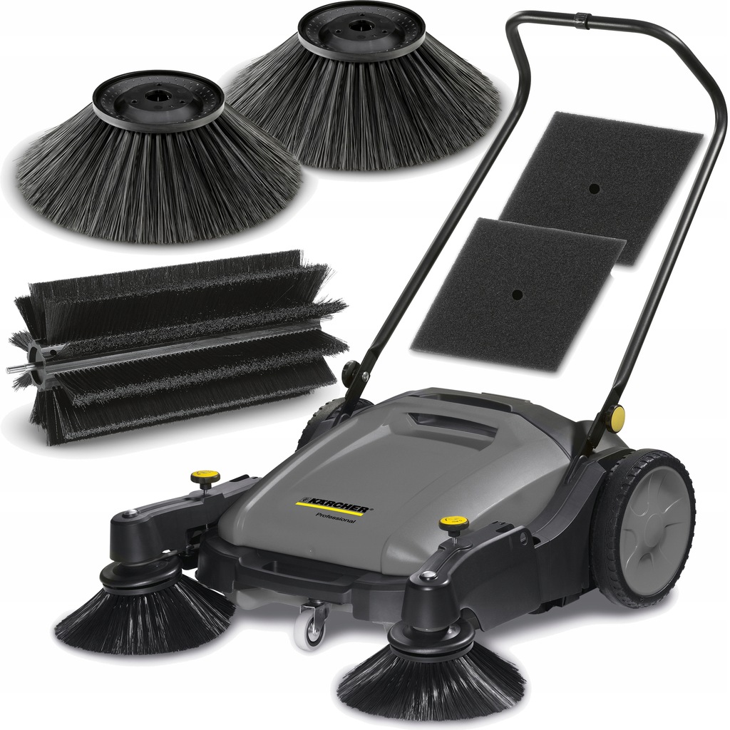KARCHER ZAMIATARKA KM 70/20 C 2SB PRO KOSTKA BRUK - 12559419276 - oficjalne archiwum Allegro