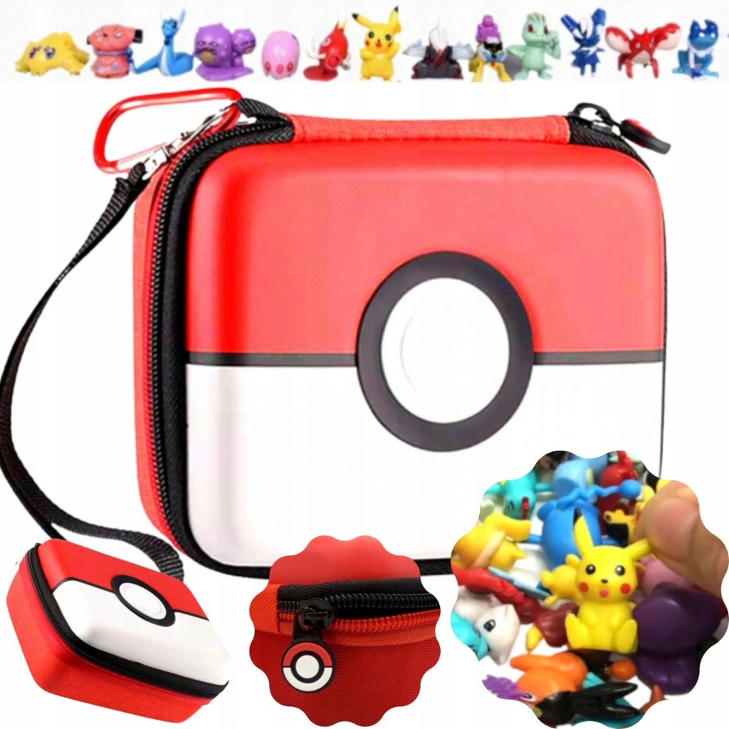 ETUI OPAKOWANIE ALBUM KARTY POKEMON + 24 FIGURKI - 13148329154 ...