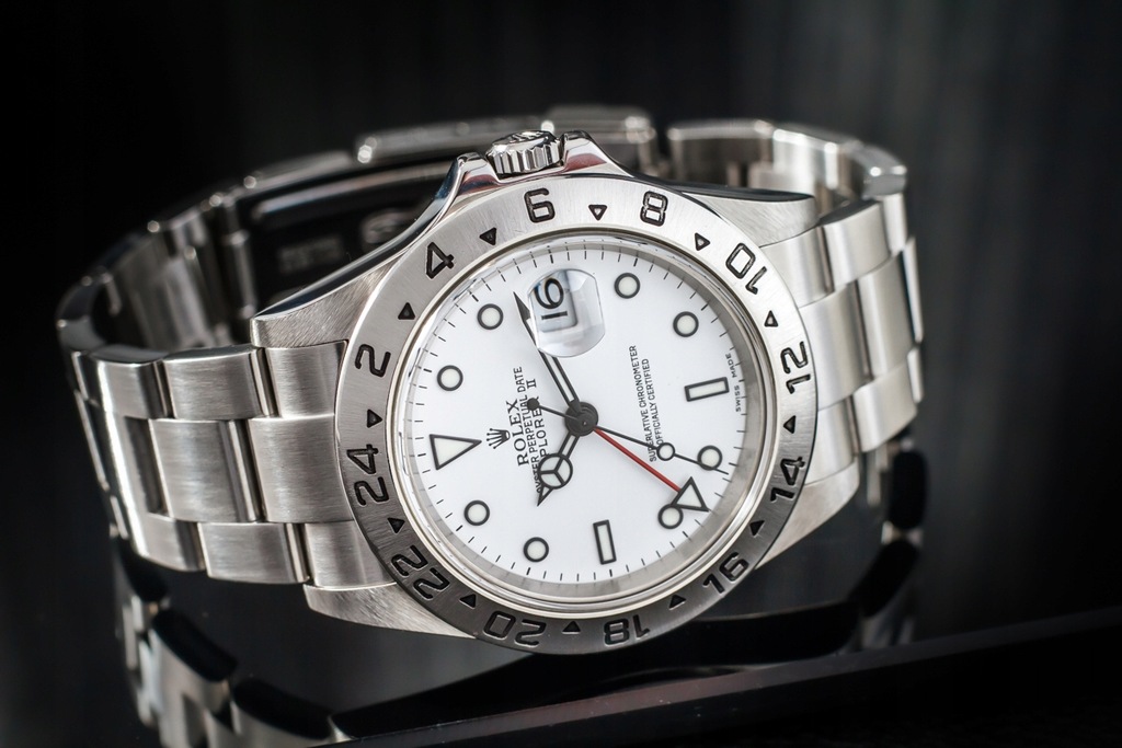 ROLEX EXPLORER II 16570 AUTOMATIC COSC 40MM/BOX - 14982213184 ...